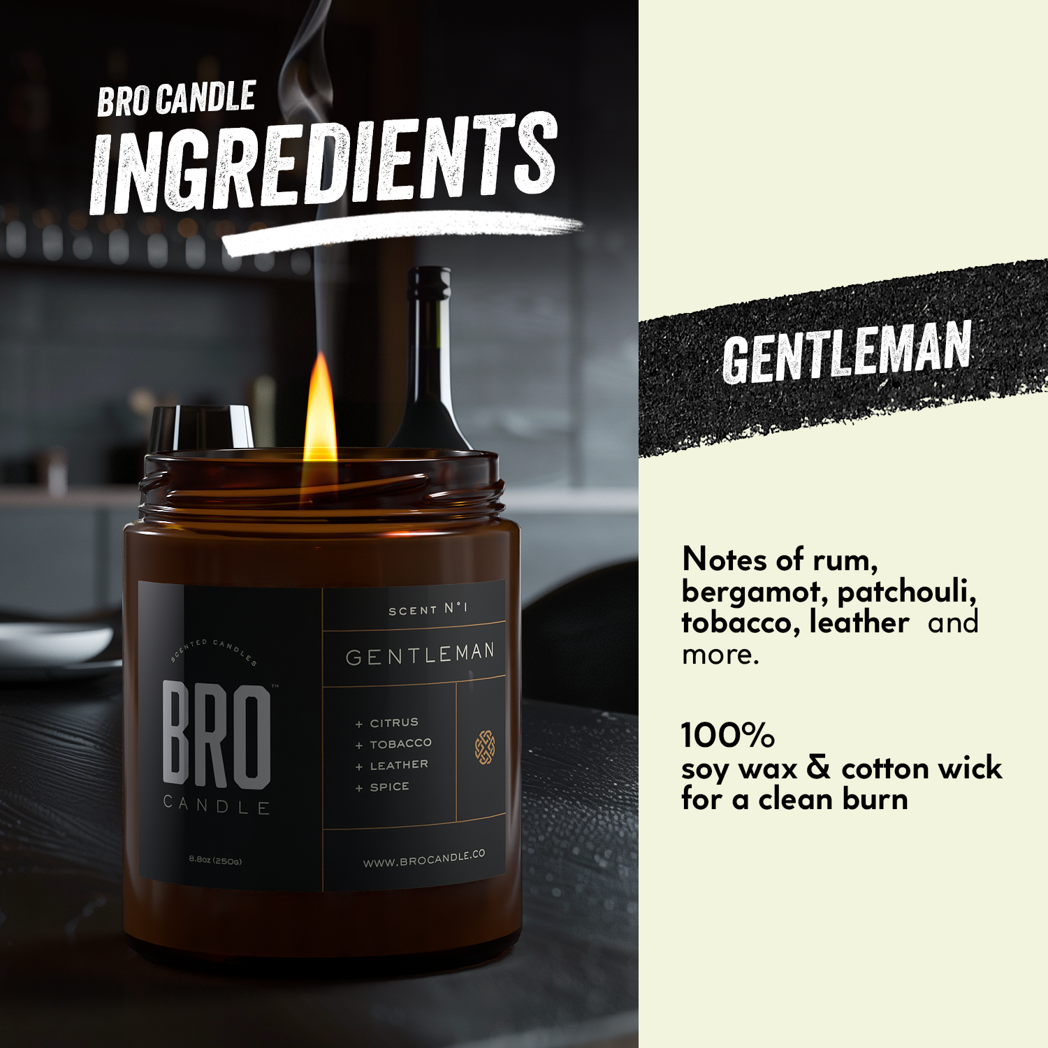 The Gentleman Candle – Bro Candle